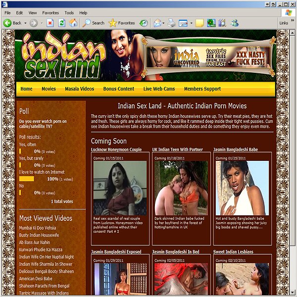 Freeones Gives Porn Site Indian Sex Land An Overall Review Rating Of 73 