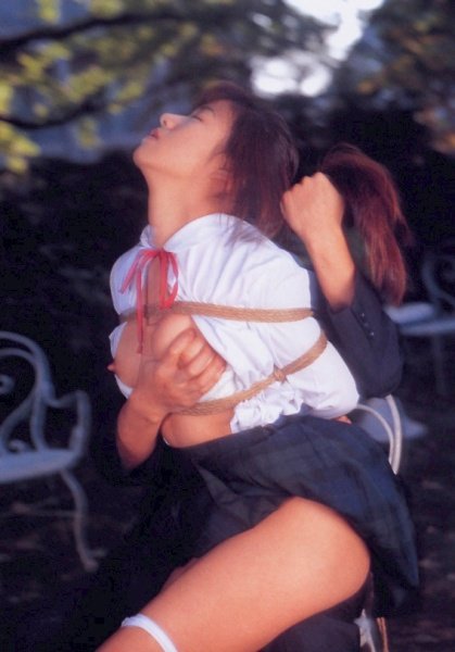 Tied Up Asian Hottie Gets To Pose Like A Model 15 Photos 